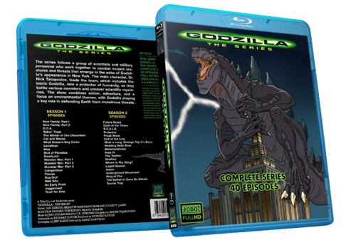 GODZILLA THE SERIES 1998-2001 - COMPLETE SERIES - 2 SEASONS - 2 BLU RA ...